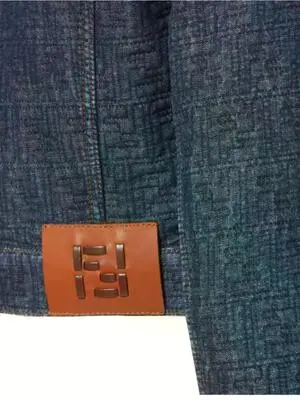 Fendi Logo-motif Cropped Jacket