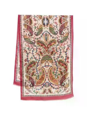 Etro Paisley Scarf - Neutrals