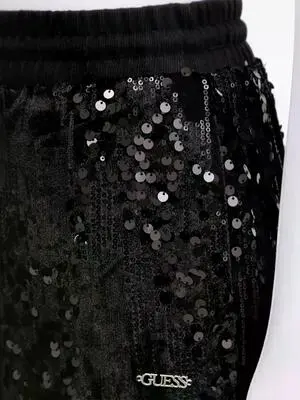 Guess Sequin-embellished Trousers - Black