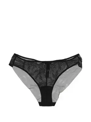 La Perla Lace-detail Briefs - Black