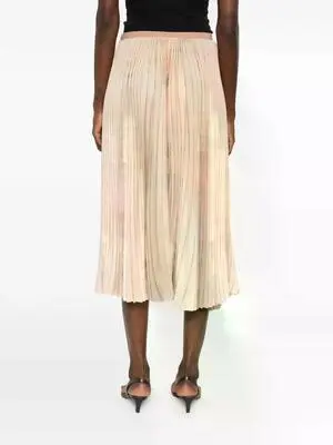 Fabiana Filippi Pleated Midi Skirt - Neutrals