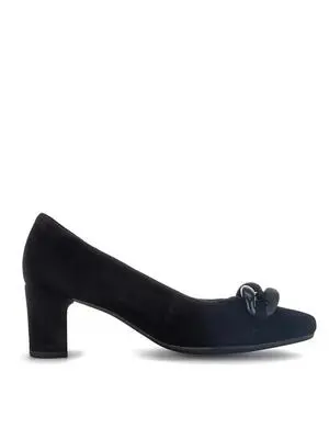 Gabor Block-heel Suede Pumps
