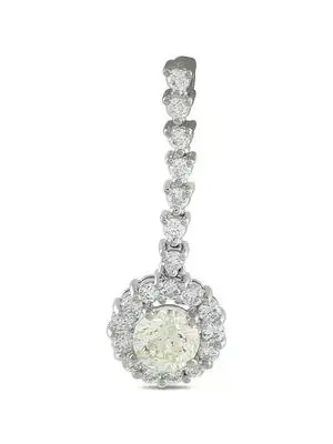 LB EXCLUSIVE 18k White Gold Diamond Pendant - Silver