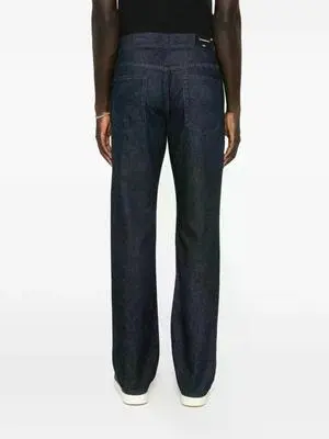 7 For All Mankind Five-pocket Straight Fit Denim Jeans - Blue