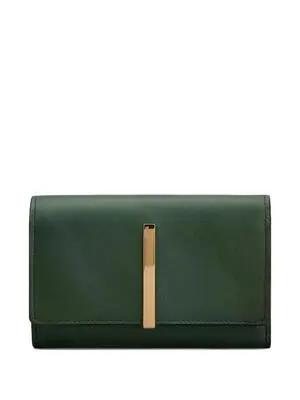 TOD'S Bar Tri-fold Wallet - Green