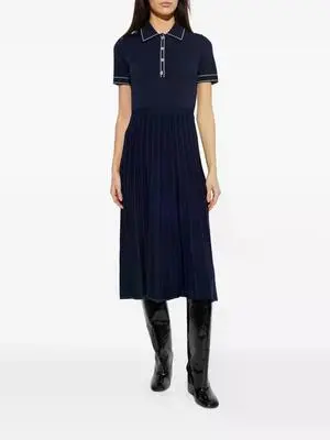 Michael Kors Contrast-stitching Midi Dress