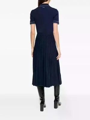 Michael Kors Contrast-stitching Midi Dress