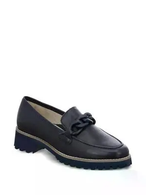 ARA Leather Knot-detail Loafers