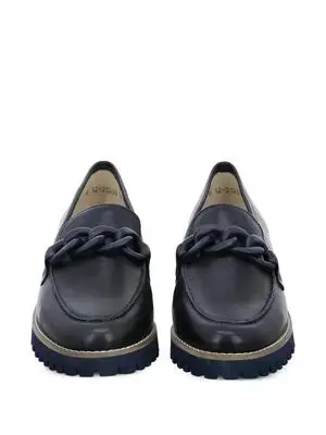 ARA Leather Knot-detail Loafers