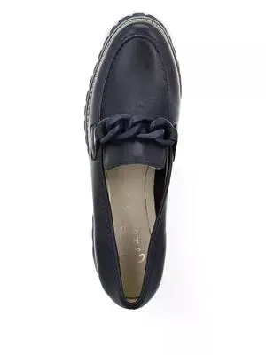 ARA Leather Knot-detail Loafers