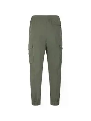 BOSS Elasticated-waist Poplin Cargo Pants