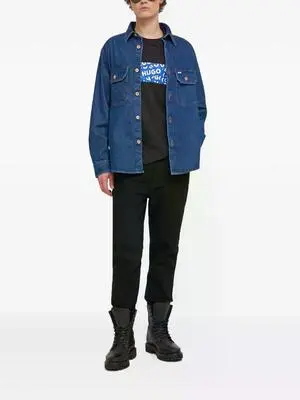Hugo Logo-patch Buttoned Denim