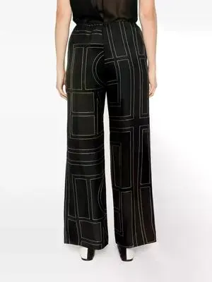 TOTEME Monogram Silk Trousers