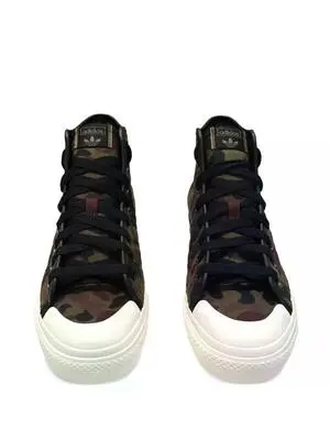 Adidas Nizza Hi Camo Low-top Sneakers - Green