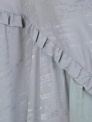 MAISON MARGIELA Ruffled V-neck Dress