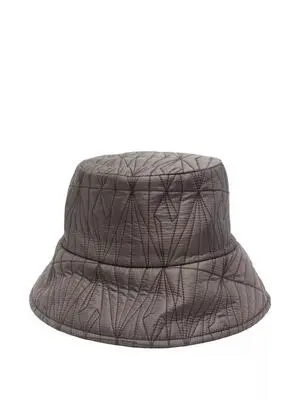 MONCLER + RICK OWENS Logo-patch Quilted Bucket Hat