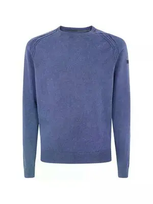 RRD Ribbed Crew-neck Sweater - Blue