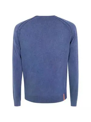 RRD Ribbed Crew-neck Sweater - Blue