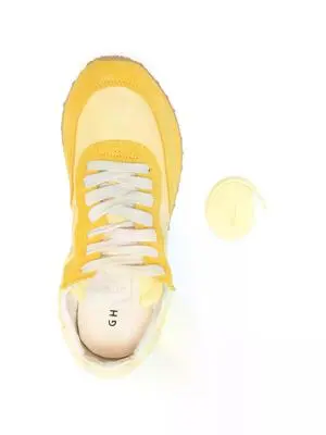 GHOUD VENICE Rush Panelled Low-top Sneakers - Yellow