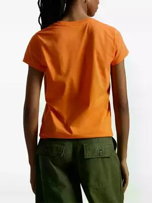 Polo Ralph Lauren Embroidered T-shirt - Orange