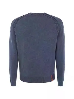 RRD Ribbed Crew-neck Sweater - Blue