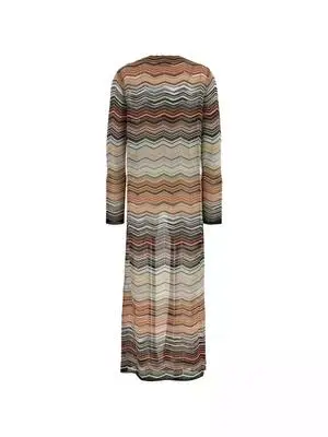 Missoni Chevron Sequin-appliqué Cardigan Coat