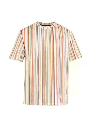 Paul Smith Striped Short-sleeves T-shirt - Neutrals