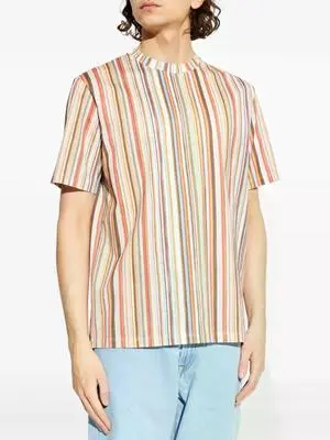 Paul Smith Striped Short-sleeves T-shirt - Neutrals