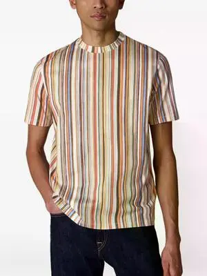 Paul Smith Striped Short-sleeves T-shirt - Neutrals