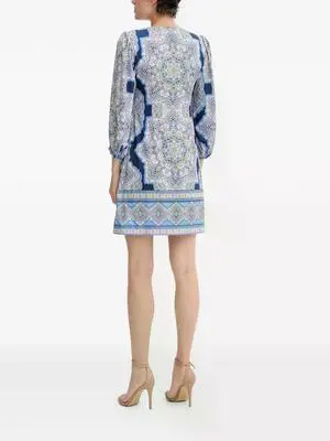 Hale Bob Avah V-neck Printed Dress