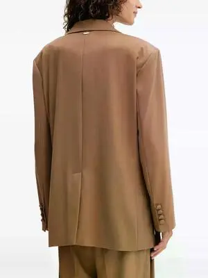 FRACOMINA Crown-embellished Long Blazer