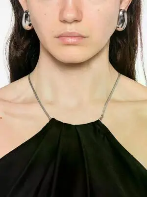 Victoria Beckham Halterneck Draped Blouse