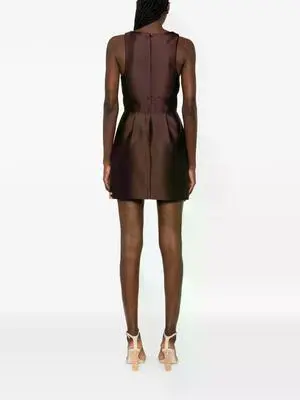 Elisabetta Franchi Draped Sleeveless Mini Dress