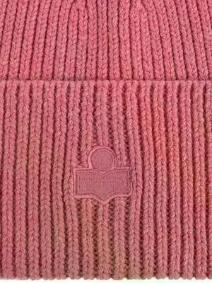 Isabel Marant Étoile Ribbed Beanie Hat - Pink