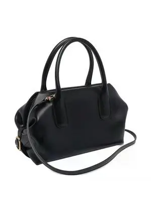 THEMOIRE Small Dalia Top-handle Tote Bag - Black