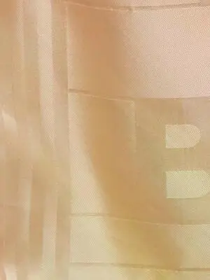 Burberry Logo-monogram Silk Scarf
