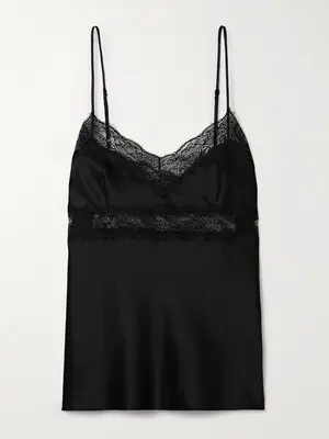 Black Lace Camisoles