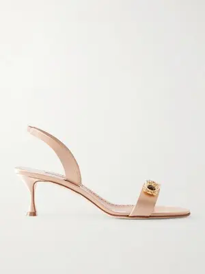 Manolo Blahnik Embellished Sandals For Women