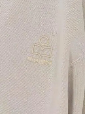 MARANT ETOILE Embroidered V-neck Cardigan - Neutrals