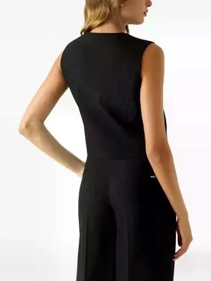 Guess Pinstripe Button Top