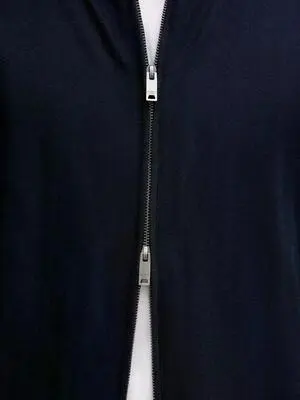 HACKETT Zip Mock-neck Cardigan