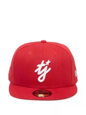 TWOJEYS Star-print Cap With Embroidered Logo - Red