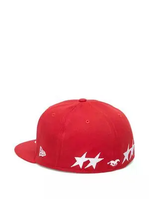TWOJEYS Star-print Cap With Embroidered Logo