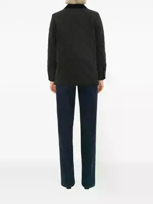 Burberry Quilted Jacket With Corduroy Collar