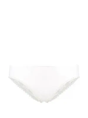La Perla Lace-detail Briefs - White