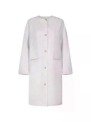 LOULOU Kerry Button Single-breasted Coat