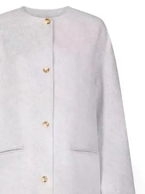 LOULOU Kerry Button Single-breasted Coat