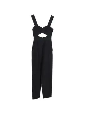 SELF-PORTRAIT Lulu Cut-out Jumpsuit - Black