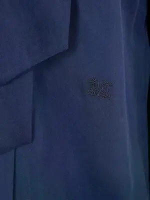 Max Mara Tie-neck Shirt - Blue