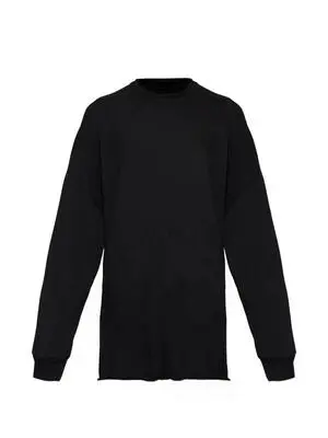 Rick Owens Frayed Hem Sweatshirt
